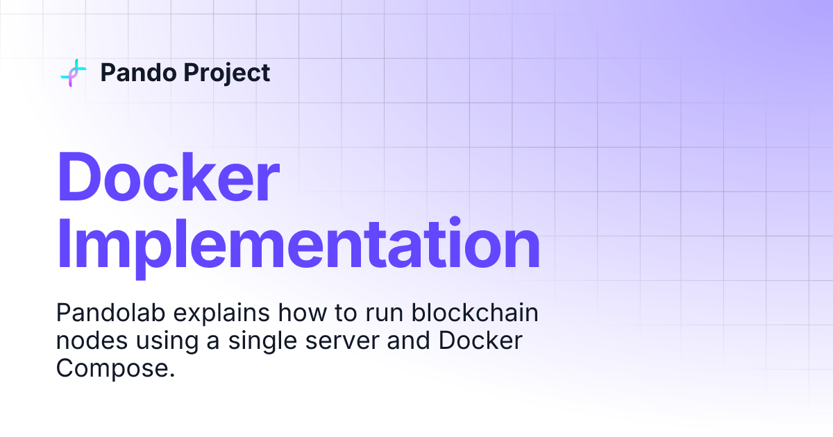 Docker Implementation | Pando Project